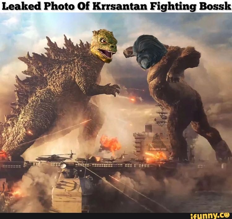 Leaked Photo Of Krrsantan Fighting Bossk AS - iFunny