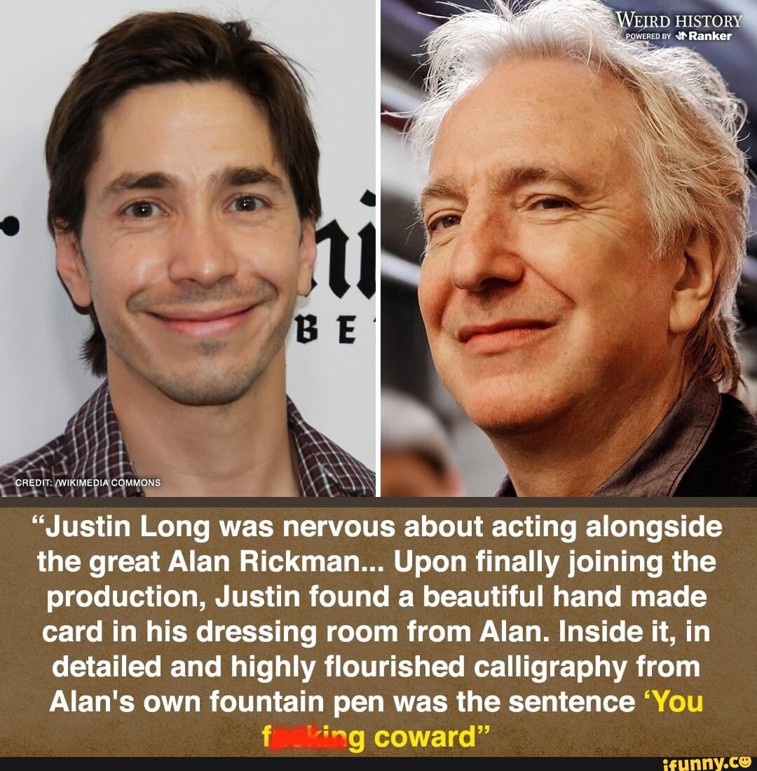 Alanrickman memes. Best Collection of funny Alanrickman pictures on iFunny