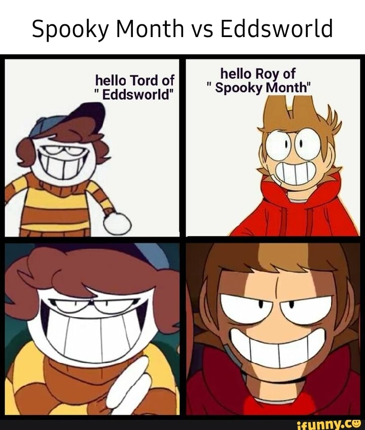 Spooky Month vs Eddsworld hello Roy of hello Tord of "Eddsworld" Spooky ...