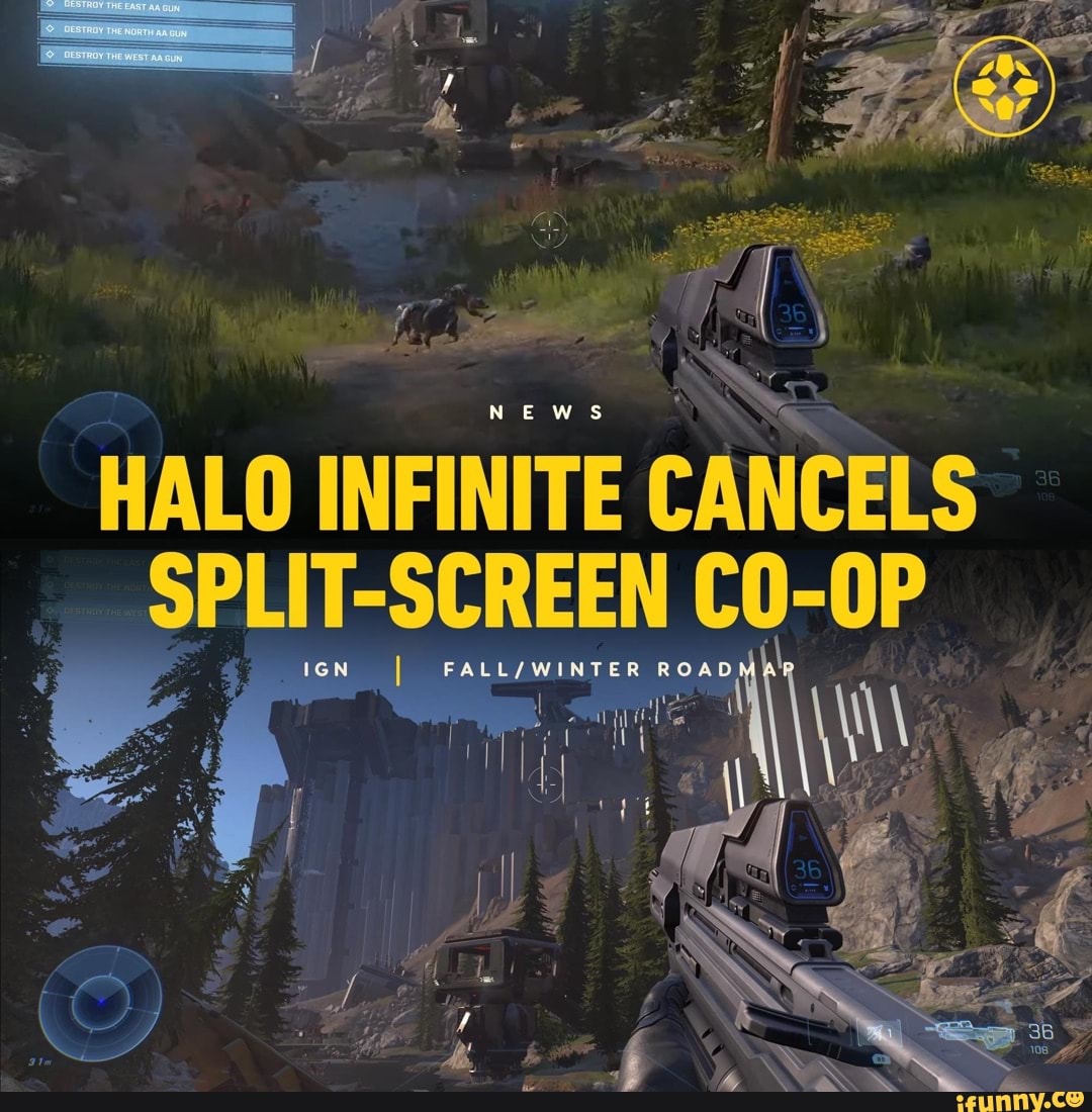 HALO INFINITE CANCELS SPLIT-SCREEN CO-OP - iFunny