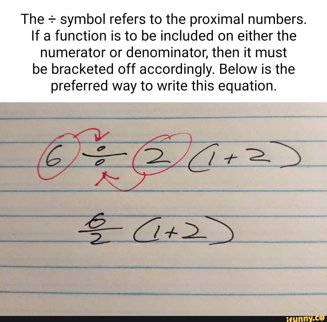 The + symbol refers to the proximal numbers. If a function is to be ...