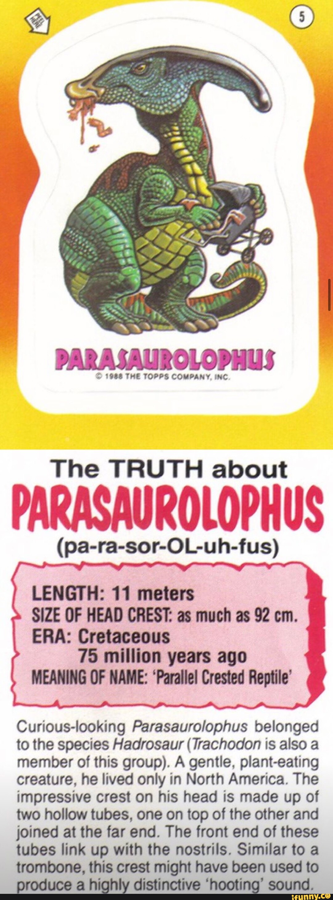 Parasaurolophus memes. Best Collection of funny Parasaurolophus ...