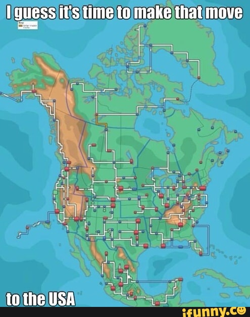 Guess it's time to make that move the USA - iFunny