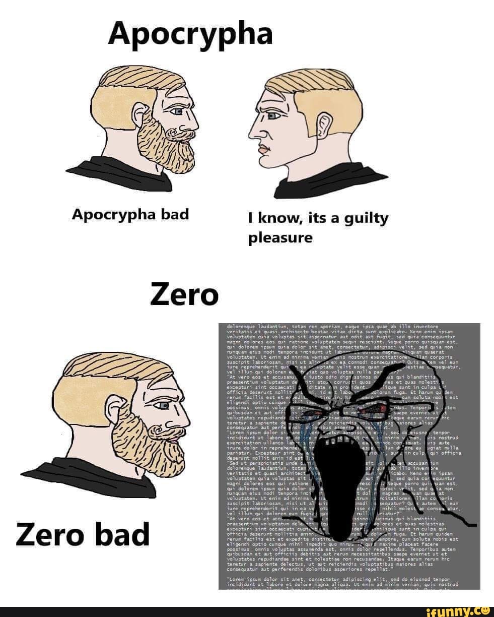 Apocrypha memes. Best Collection of funny Apocrypha pictures on iFunny