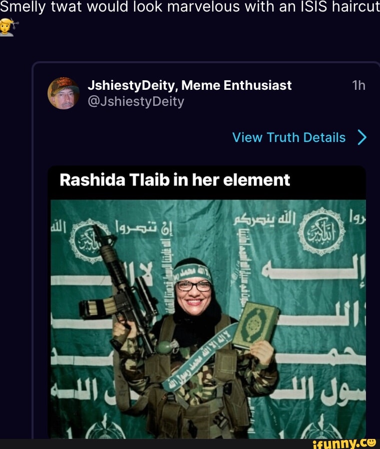 Tlaib memes. Best Collection of funny Tlaib pictures on iFunny