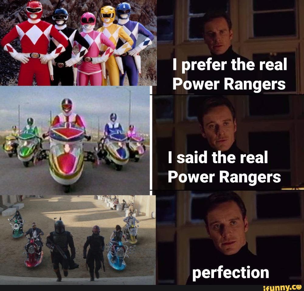 Prefer the real Power Rangers said the real Power Rangers perfection ...