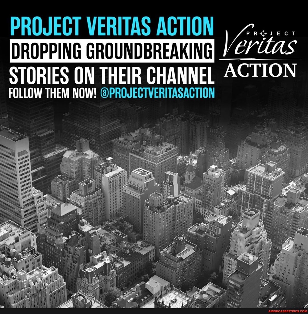 PROJECT VERITAS ACTION DROPPING GROUNDBREAKING Ver itas STORIES ON ...