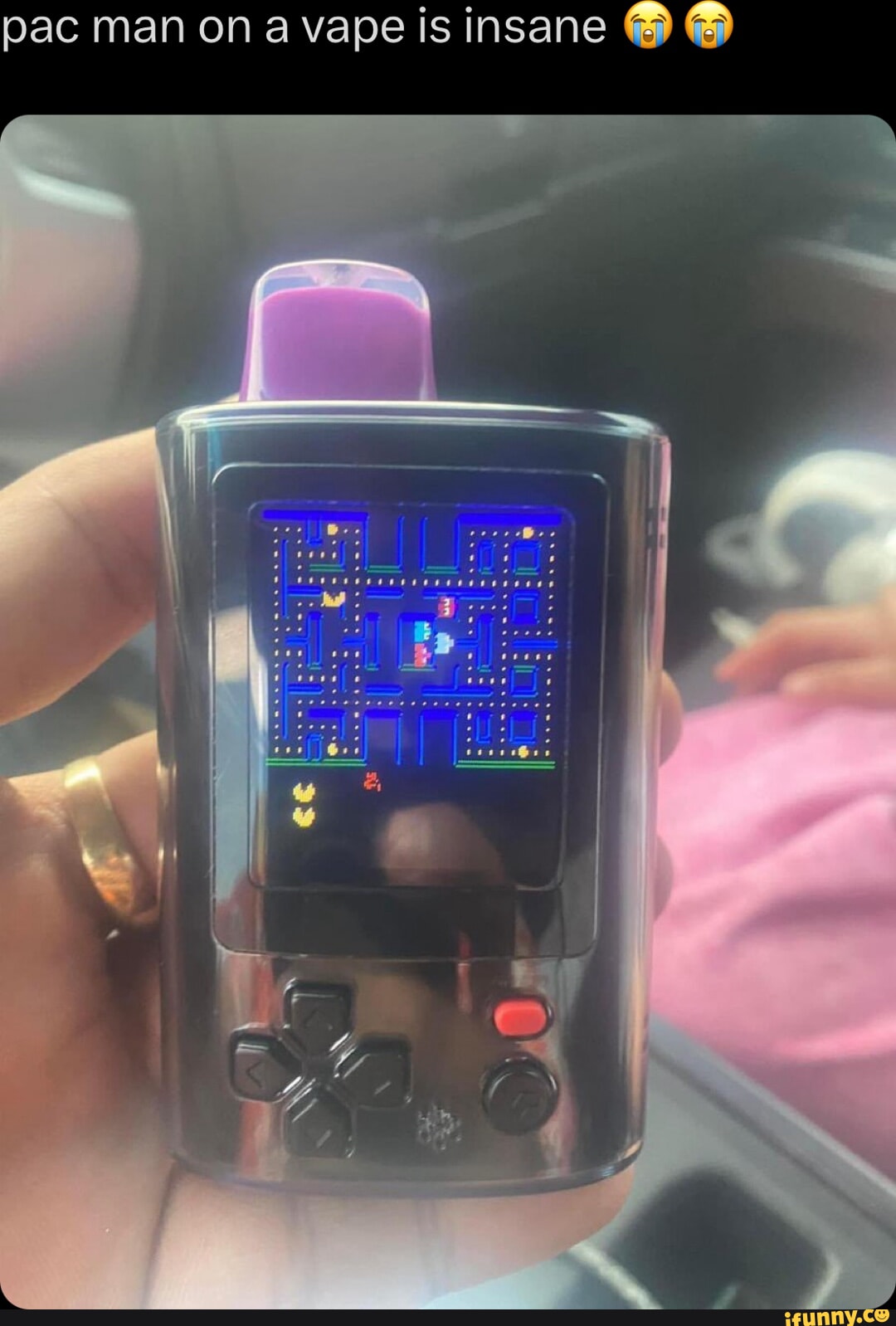 Pac man on a vape is insane - iFunny