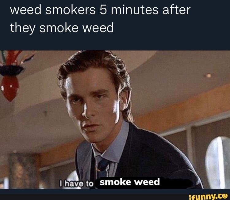 Weed smokers 5 minutes after they smoke weed Rave to. smoke weed - iFunny