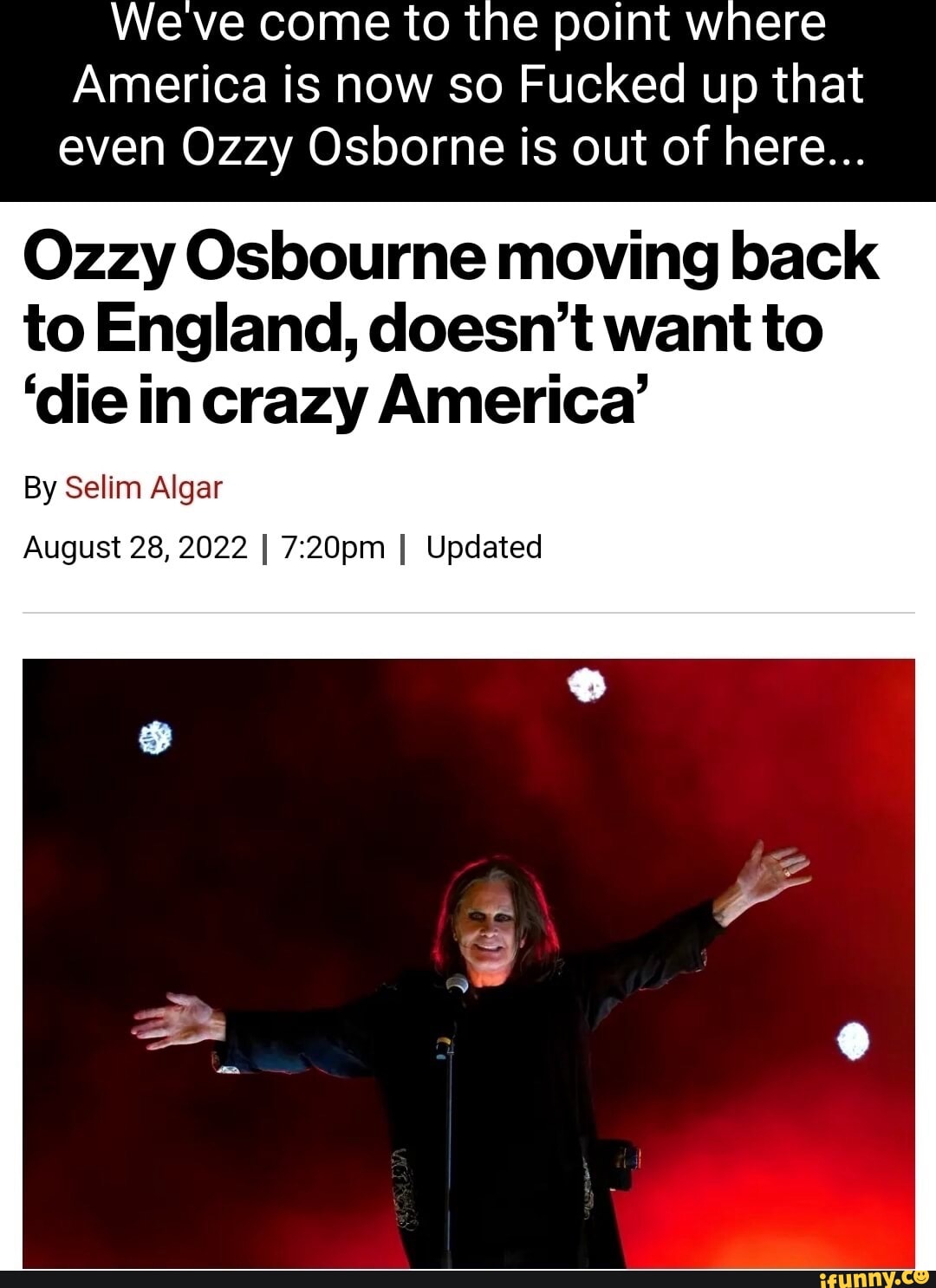 Ozzy Osbourne memes memes. The best memes on iFunny
