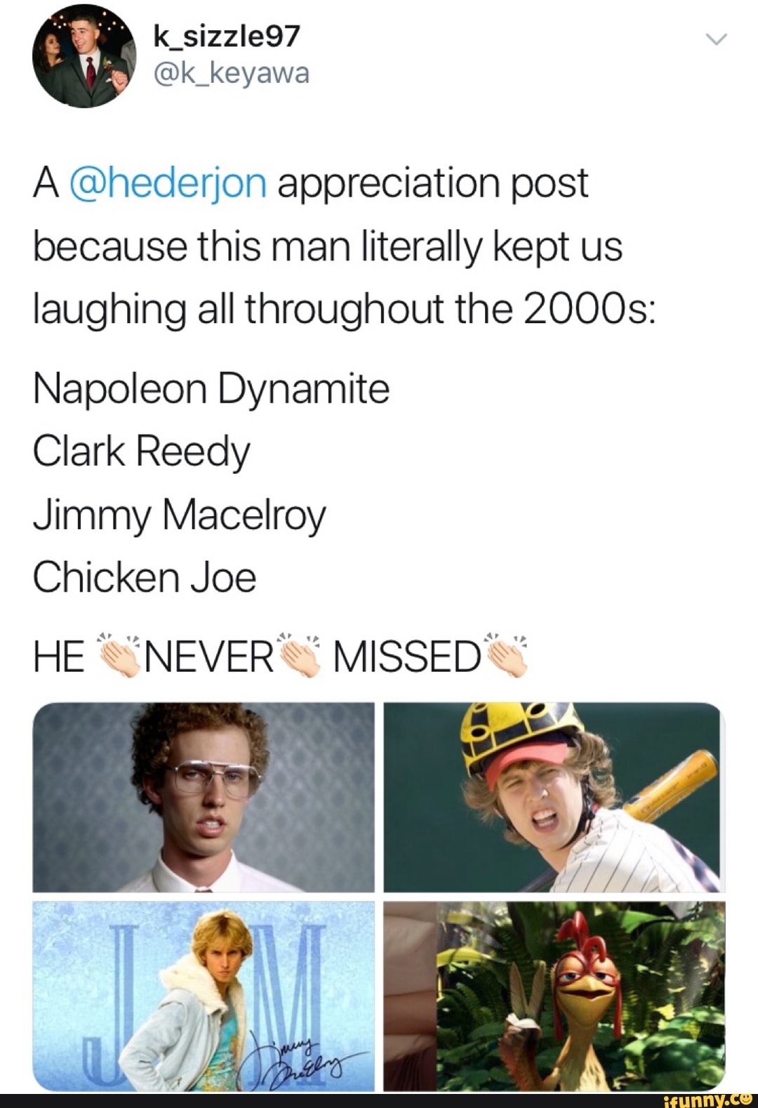 A @hederjon appreciation post because this man literally kept us ...