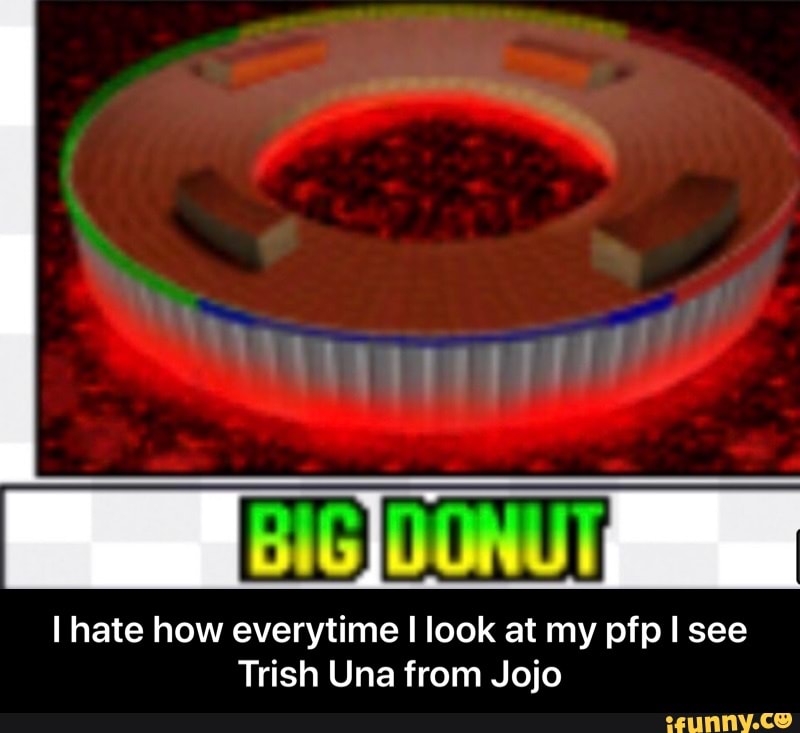 EMT I hate how everytime I look at my pfp I see Trish Una from Jojo - I ...