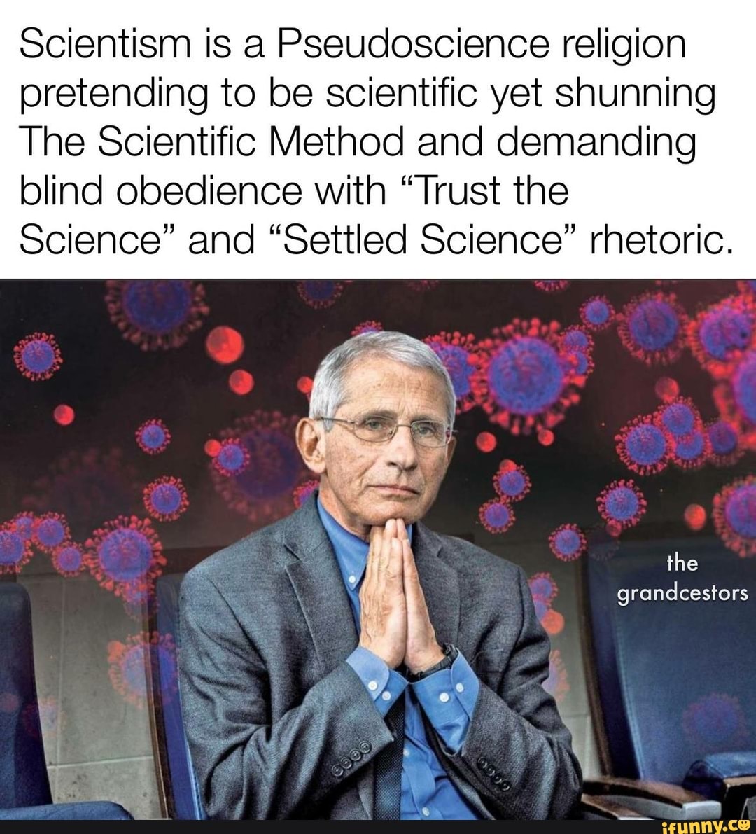 Scientism is a Pseudoscience religion pretending to be scientific yet ...