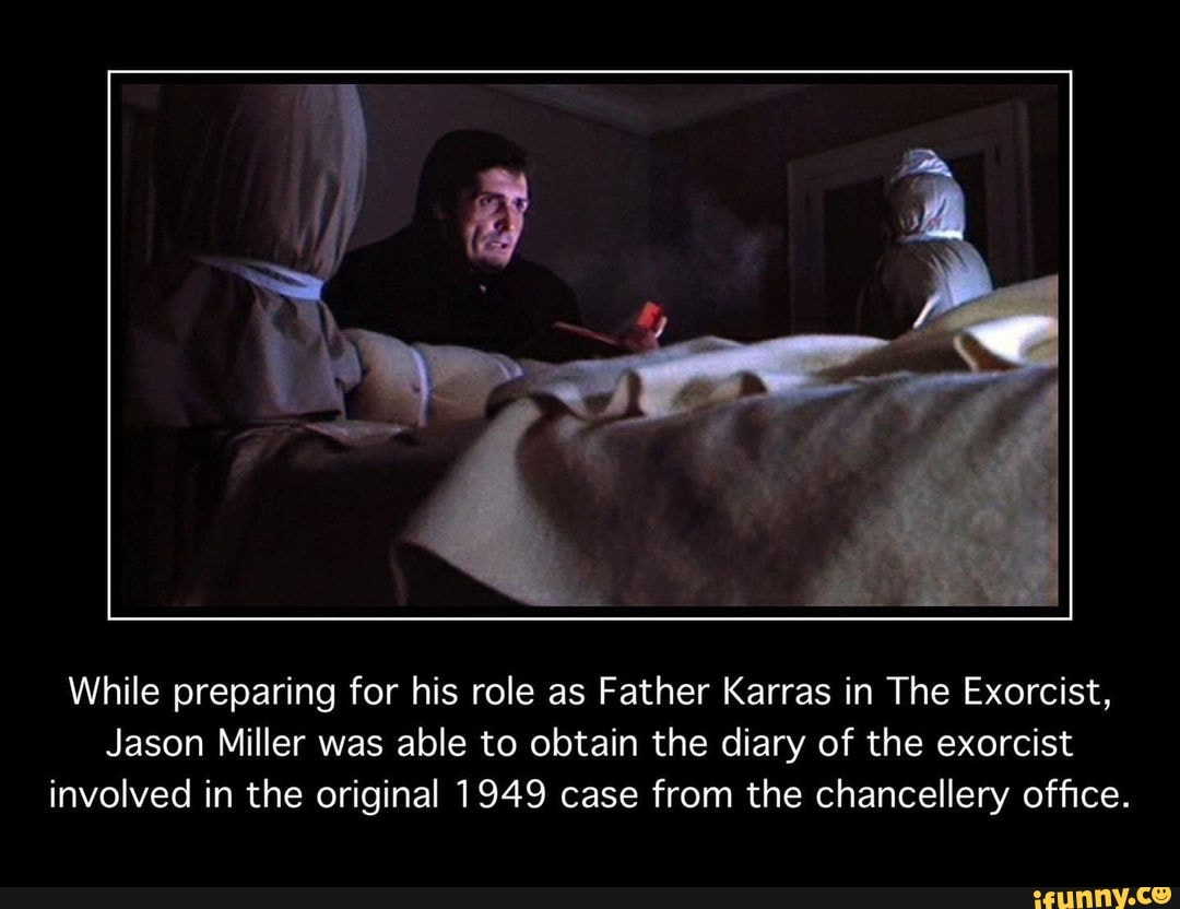 While preparing for his role as Father Karras in The Exorcist, Jason ...