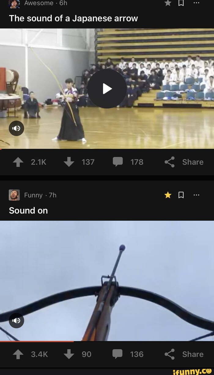 Awesome The sound of a Japanese arrow Share Funny Sound on 90 136 Share ...