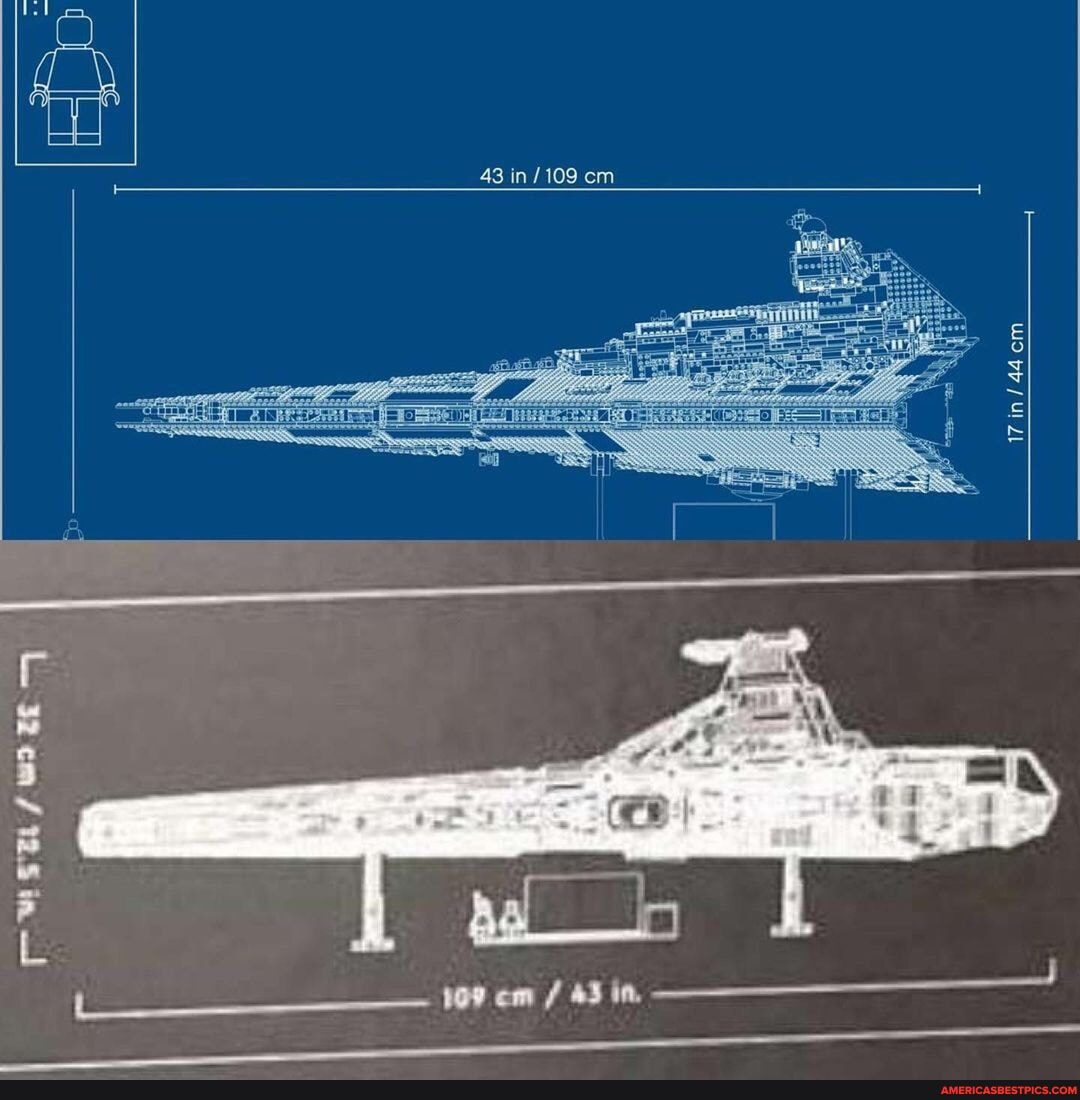 Repost from @1414falconfan LEGO Venator vs ISD size comparison ...