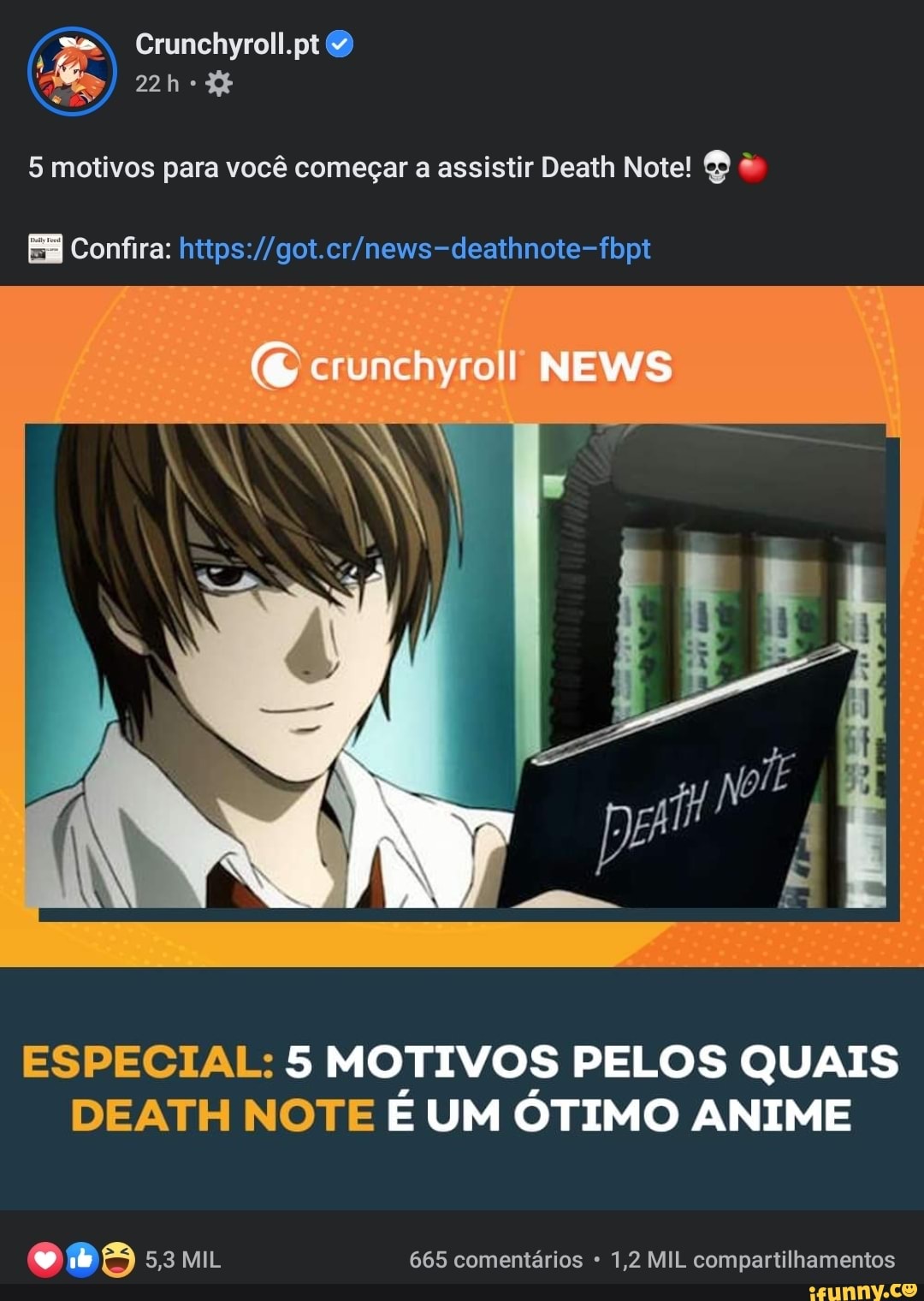 5 motivos para você começar a assistir Death Note! crunchyroll NEWS BB ...