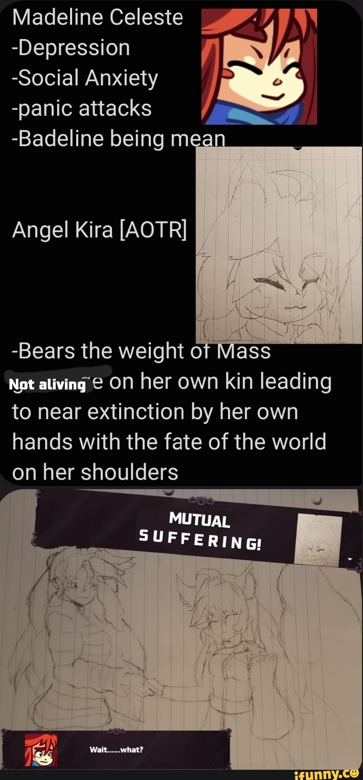 Madeline Celeste -Depression -Social Anxiety -panic attacks -Badeline ...