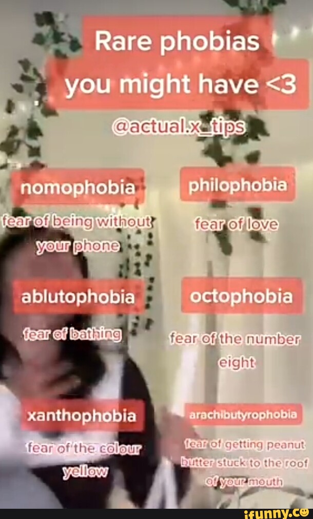 Rare phobias ' you might have