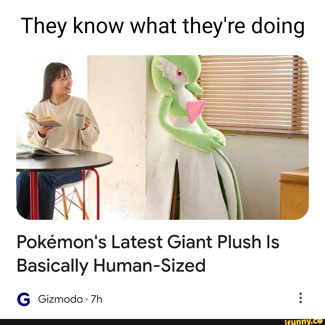 They know what they're doing Pokemon's Latest Giant Plush Is Basically ...