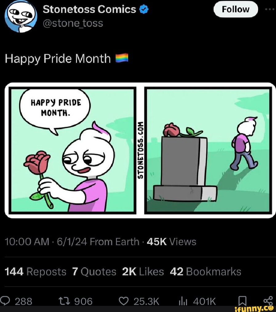Stonetoss Comics @stone toss Happy Pride Month HAPPY PRIDE MONTH. ww AM ...