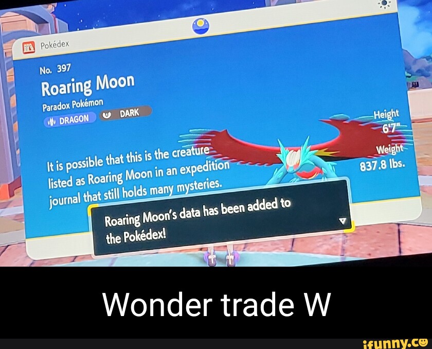387 Rearing Moon Paradox Pokemon DARK itis possible th that this is the ...