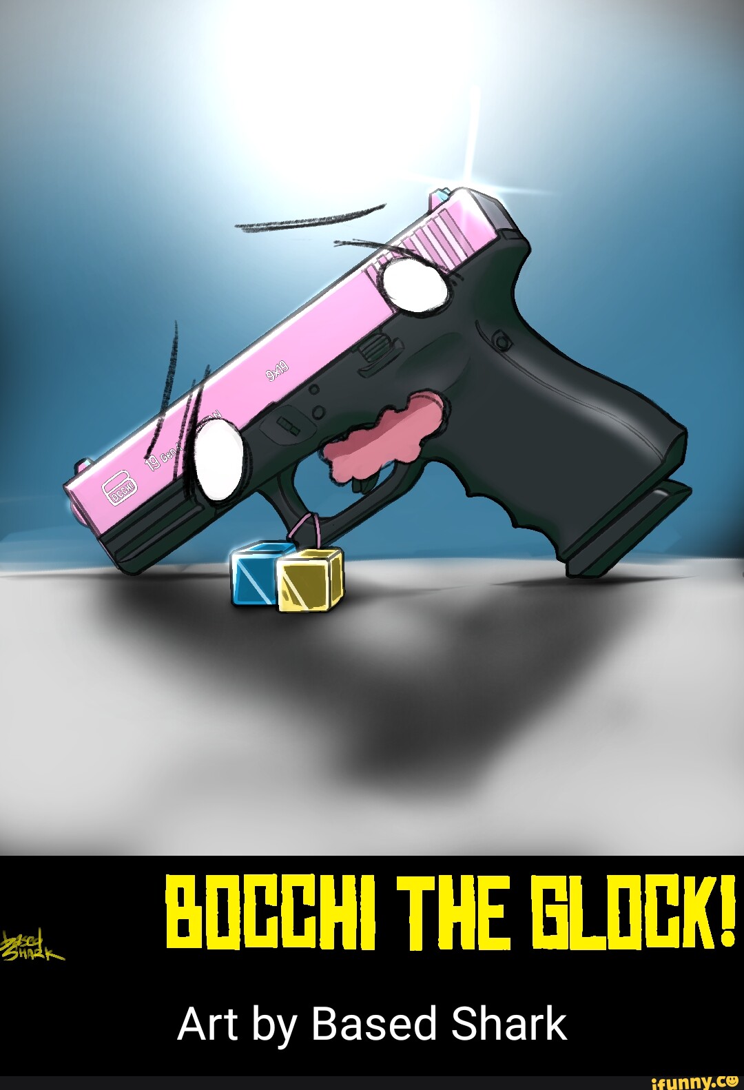 BOGCHI THE GLOLK! Art by Based Shark - iFunny