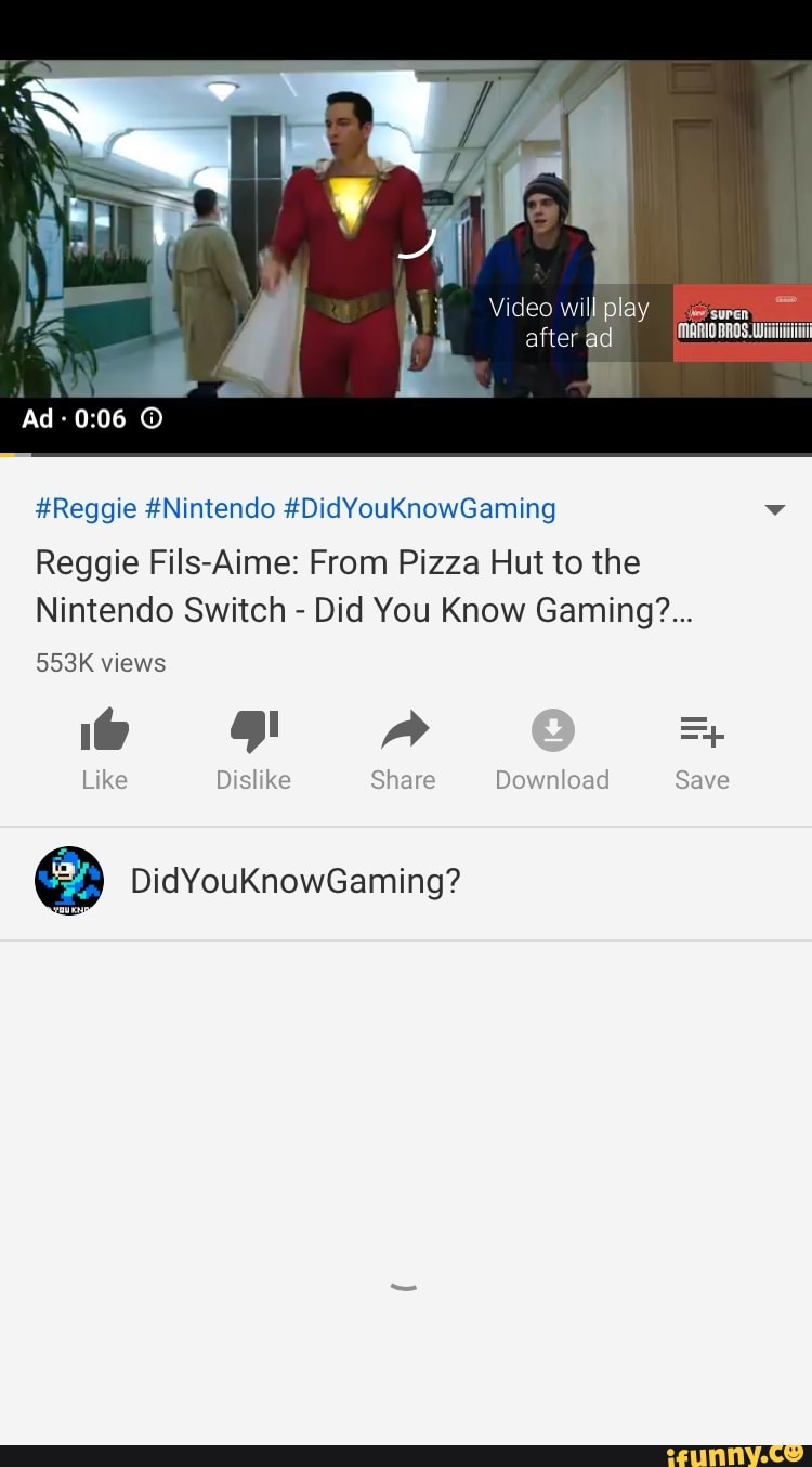 Video willplay after ad MARIO BROS. Wi Ad - #Reggie #Nintendo # ...