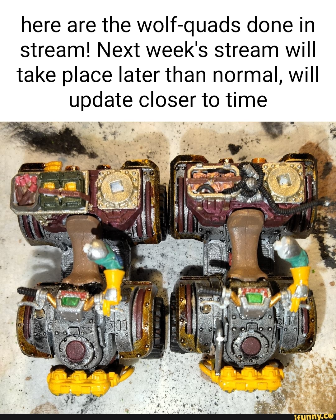 Here are the wolf-quads done in stream! Next week's stream will take ...