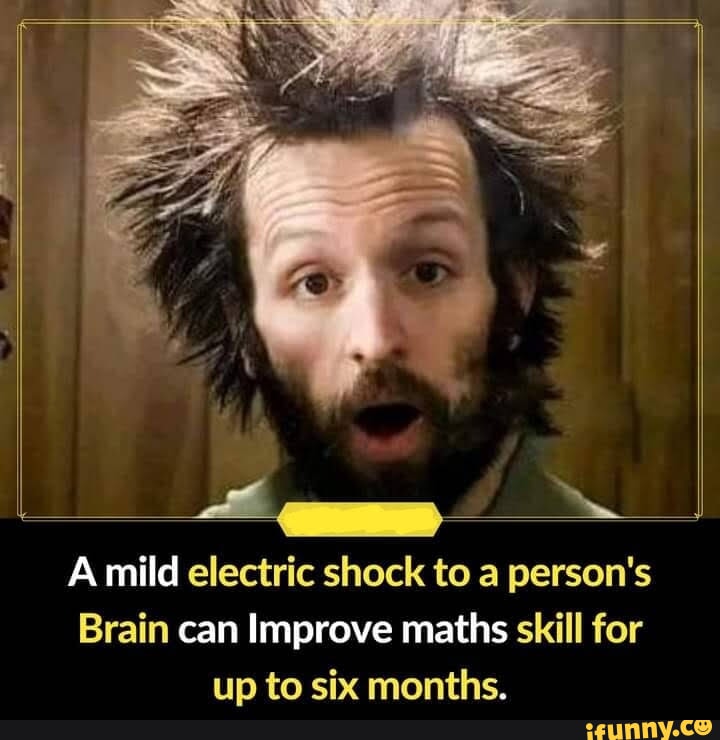 A mild electric shock to a person's Brain can Improve maths skill for ...