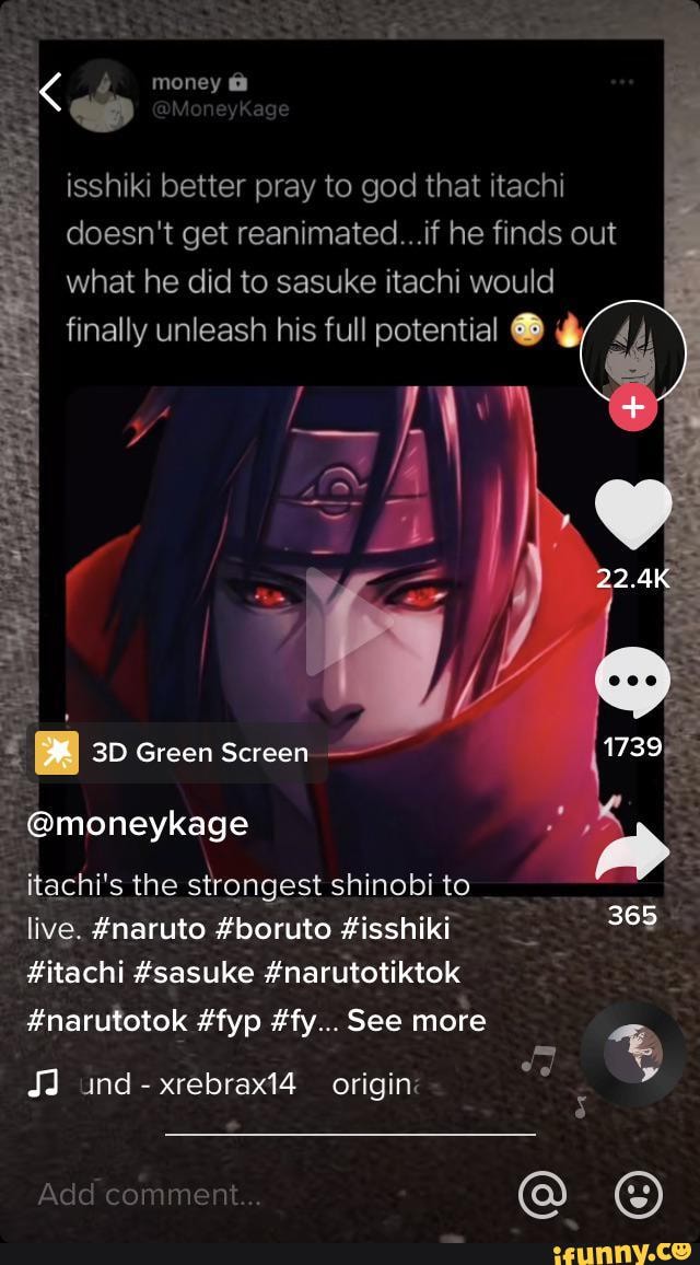 Money isshiki better pray to god that itachi doesn't get reanimated ...