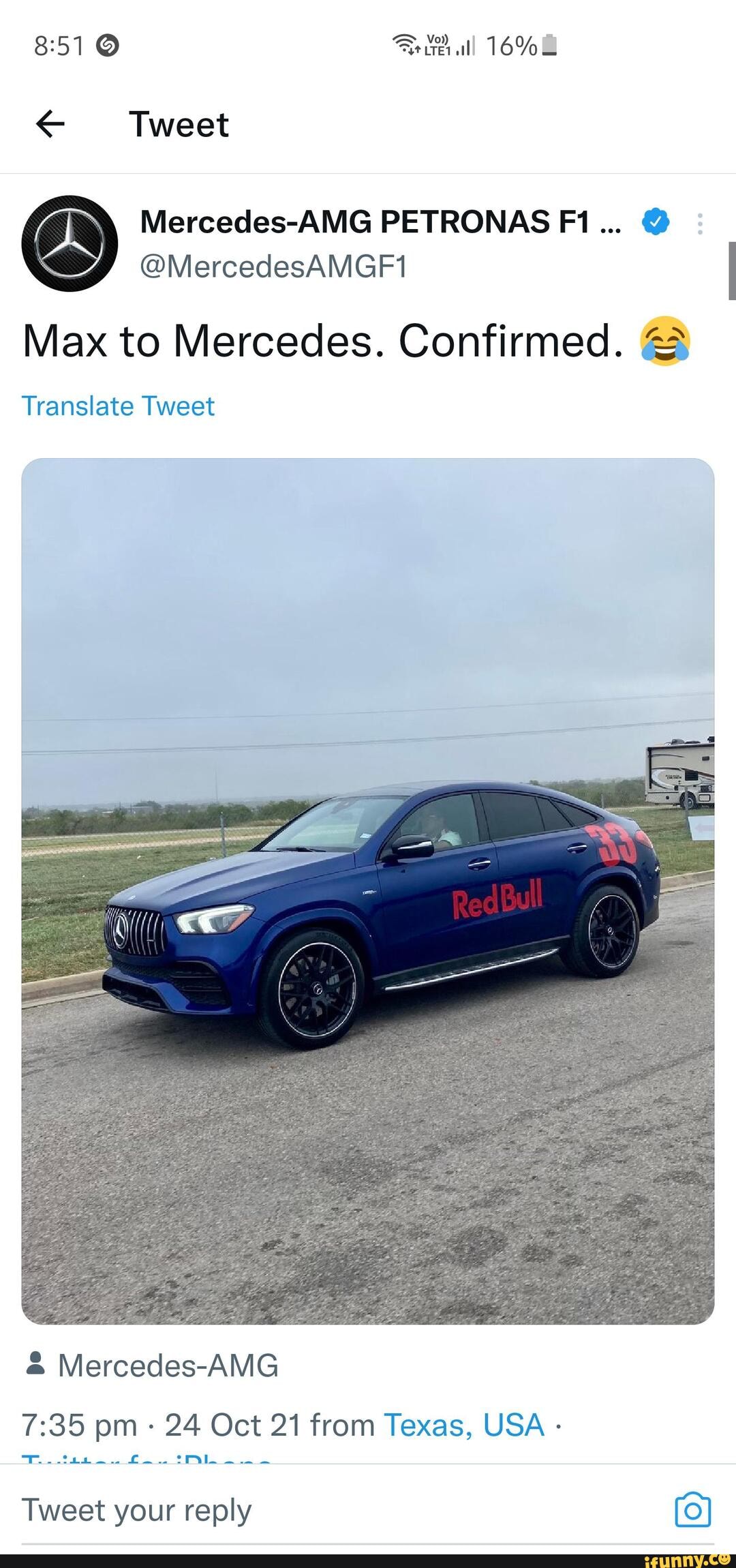 All 16% & Tweet Mercedes-AMG PETRONAS @MercedesAMGF1 Max to Mercedes ...