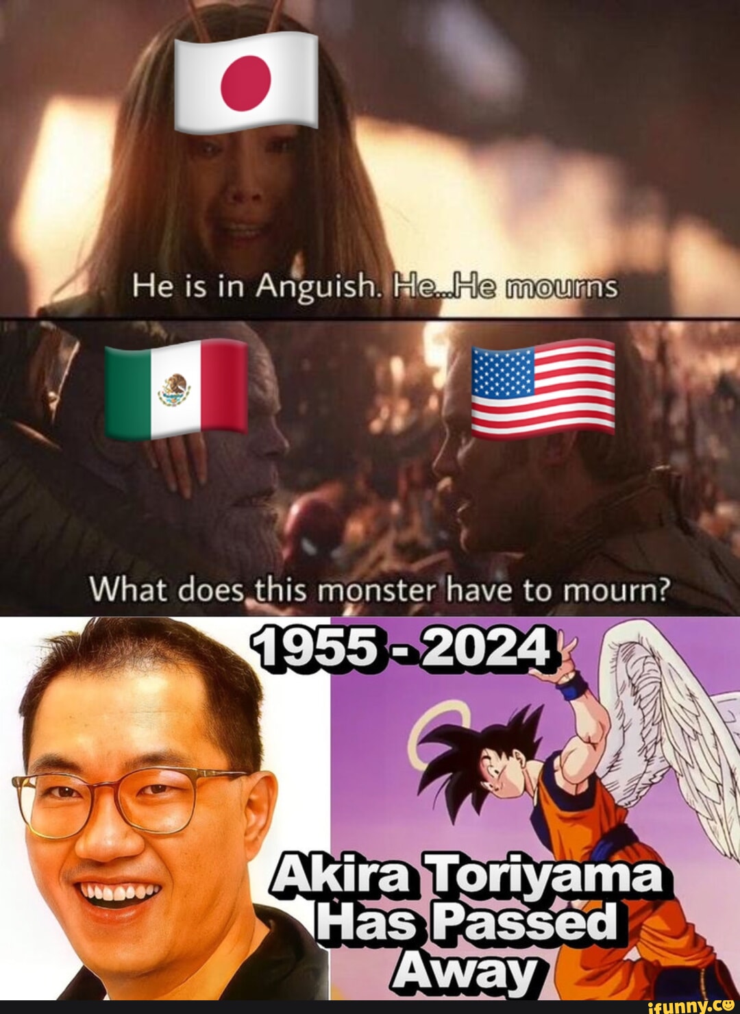 He is in Anguish. What does,this monster have to mourn? - iFunny