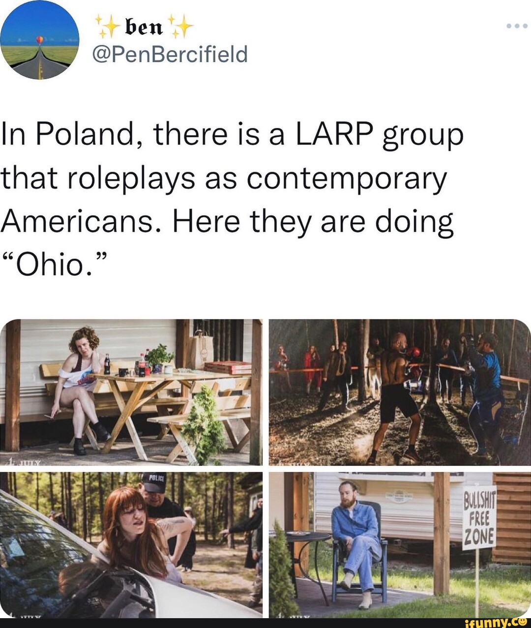 In Poland, there is a LARP group that roleplays as contemporary ...