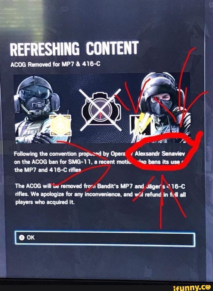 ING CONTENT ACOG Removed for MP? & 416-C Following the convention pop ...