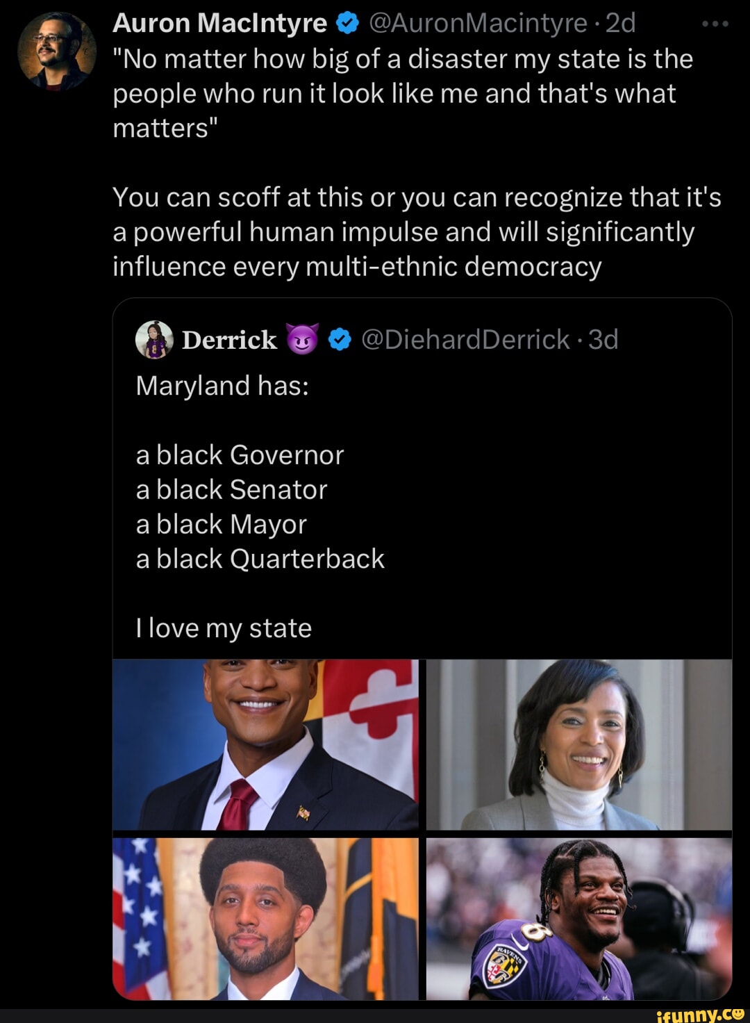 Auron Macintyre @ @AuronMacintyre "No matter how big of a disaster my ...