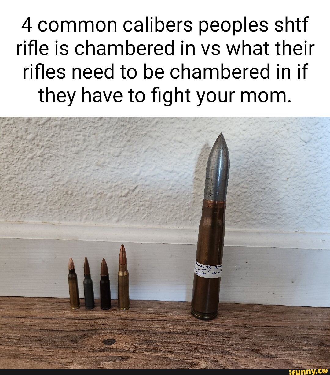 4 common calibers peoples shit rifle is chambered in vs what their ...