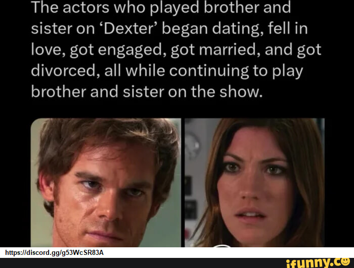 The actors who played brother and sister on 'Dexter' began dating, fell ...