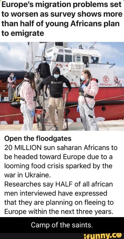 Europe's migration problems set to worsen as survey shows more than ...