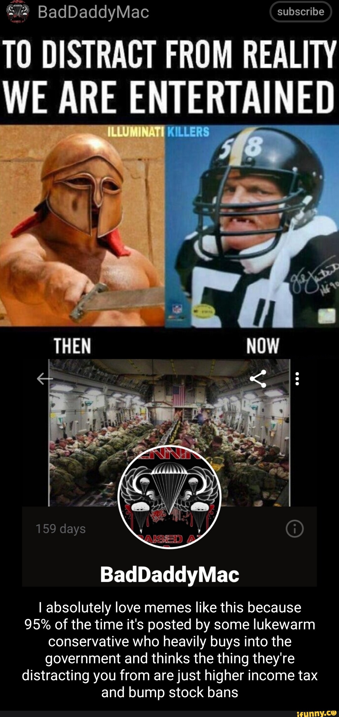 Subscribe TO DISTRACT FROM REALITY WE ARE ENTERTAINED TREN BadDaddyMac ...