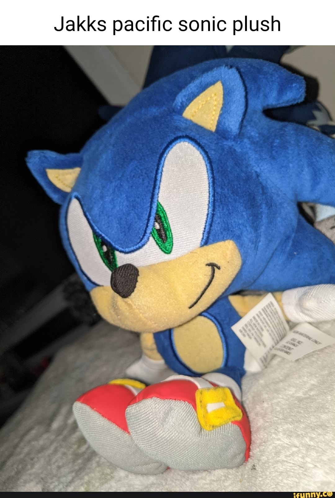 Jakks pacific sonic plush RY - iFunny