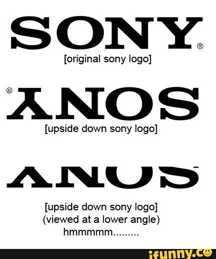 SONY originai Sony Logo upside Down Sony Logo upside Down Sony 