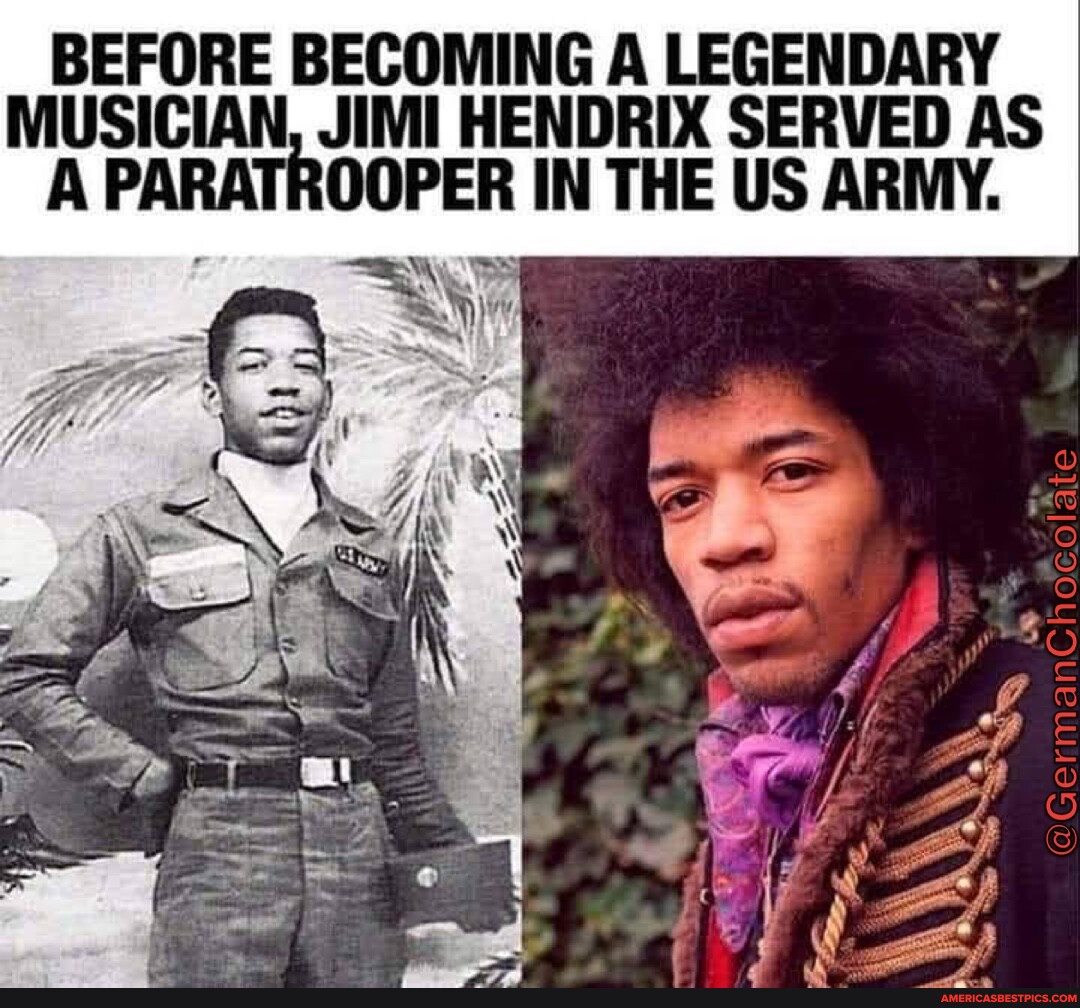 BEFORE BECOMING A LEGENDARY MUSICIAN, JIMI HENDRIX SERVED AS A ...