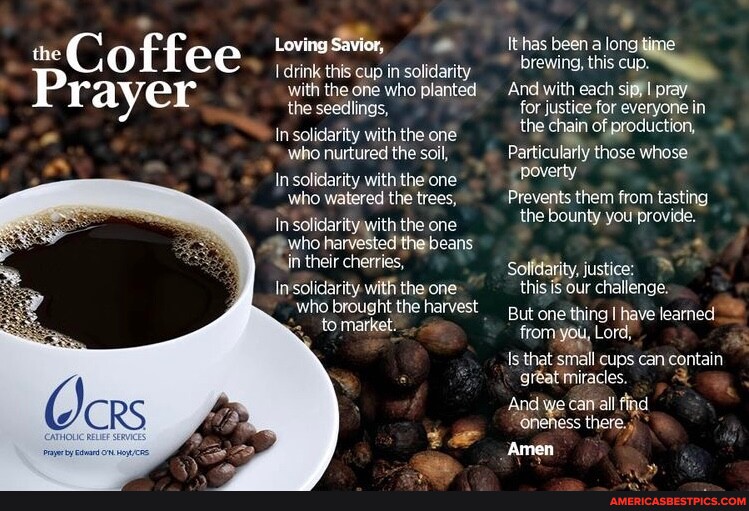 Prayer Loving Savior, - drink this cup in solidarity with the one who ...