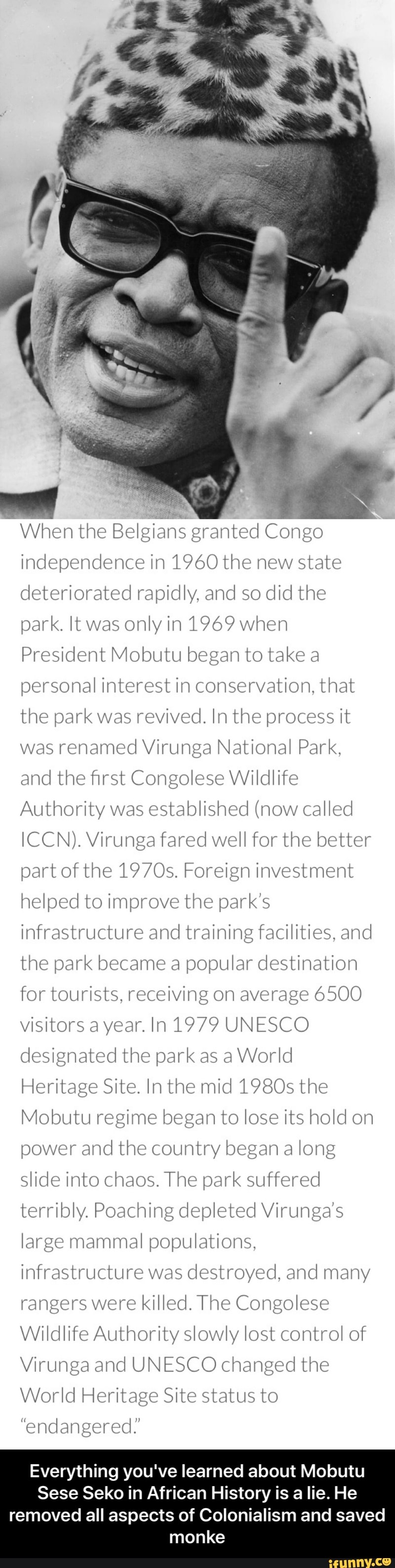 Mobutu memes. Best Collection of funny Mobutu pictures on iFunny