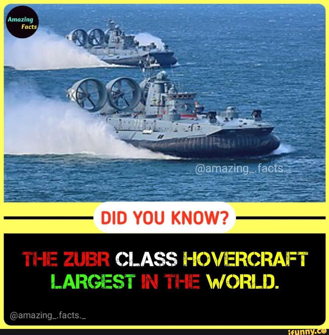 Amazing Facts, DID YOU KNOW? CLASS HOVERCRAFT LARGEST WORLD. @amazing ...