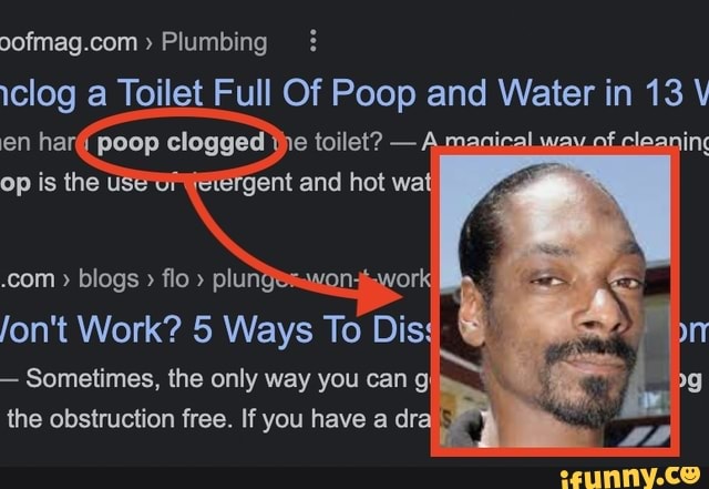 " Plumbing clog a Toilet Full Of Poop and Water in 13 \ en har@ poop ...