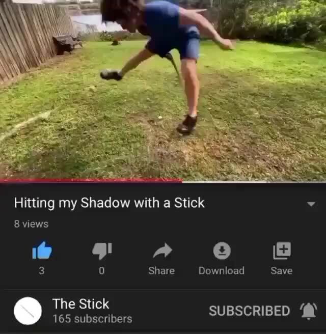 Hitting my Shadow with a Stick - )