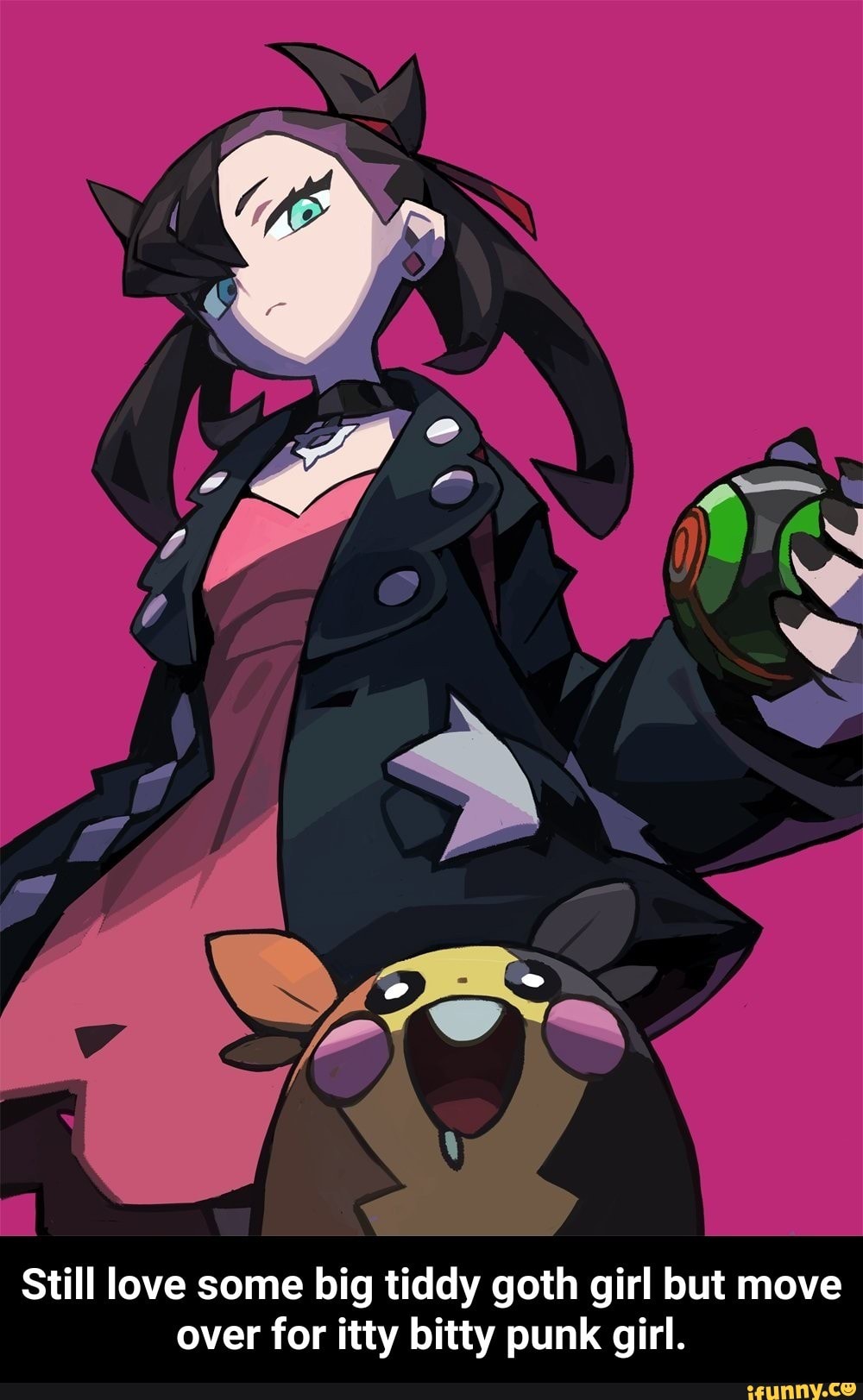 Still love some big tiddy goth girl but move over for itty bitty punk ...