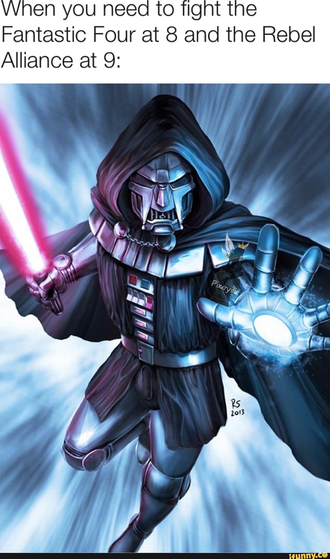 Winen you to Tigint the Fantastic Four at 8 and the Rebel Alliance at 9 ...